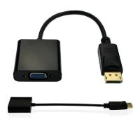 China Monitor Projector TV DV Laptop Dispalyport To VGA Adapter Cable for sale