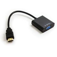 China Audio Video Cable Hdmi To VGA Adapter Black 1080P VGA To HDMI Converter for sale