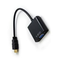 China Audio Video Cable Hdmi To VGA Adapter Black 1080P VGA To HDMI Converter for sale