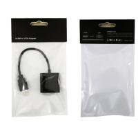 China Audio Video Cable Hdmi To VGA Adapter Black 1080P VGA To HDMI Converter for sale
