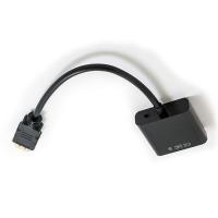 China 720p 1080p HD HDMI TO VGA Adapter With Audio Cable Computer To Monitor Converter for sale