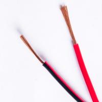 China 0.5mm OFC 2 Cores Plain Annealed Wire PVC Insulated RVB Electrical Cables for sale