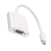 China Laptop To Monitor Mini DP To VGA HD 1080P Converter With Chip for sale