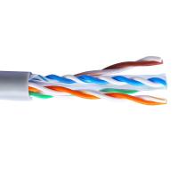 China UTP 0.55mm CCA 23AWG HDPE Unshielded Cat6 High Speed Ethernet Lan Cable for sale