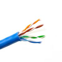 China Unshielded 23AWG Copper Clad Aluminum 4 Pair Cat6 Monitor Lan Cable for sale