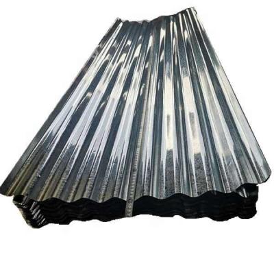 China Zero Big Spangle Corrugated Steel Sheet JIS G3302 EN10147 ASTM-A653 for sale