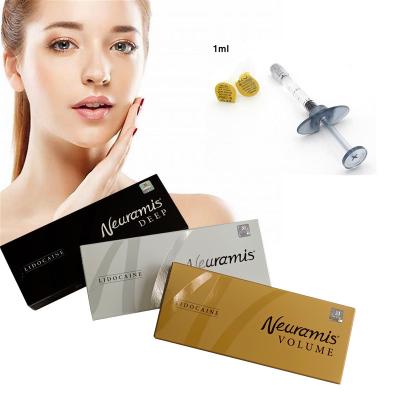 China Cross Linking NeckNeuramis Dermal Filler Deep Hyaluronic Acid Face Ect Lip Nose for sale