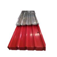 China 1800-2000mm Length Full Hard 0.55mm Galvanized Corrugated Iron Color Coated Roofing Sheet with Full for sale