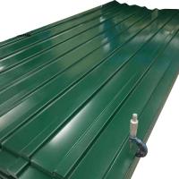 China 1800-2000mm Length Full Hard 0.55mm Galvanized Corrugated Iron Color Coated Roofing Sheet with Full for sale