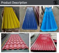 China Ocean Blue 0.18mm Color Coated Painted IBR Corrugated Steel PPGI Roofing Sheet with Full Hardness and Galvanized Surface for sale