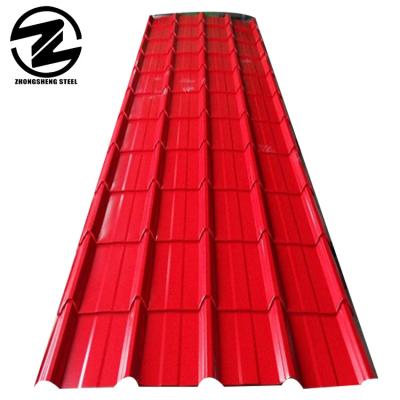 China Prepainted Galvanized Sheet Metal Roofing/PPGI Corrugated Steel Sheet/Color Coated Roofing Sheet with Decoiling Service for sale