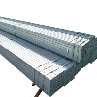 China Structural Pipe Coated Galvanised Steel Square Tube for Cold Formed Mild Steel Hollow Section for sale