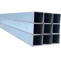 China Galvanized 40x40 mm Structural Mild Steel Square Tubing with Coated Surface and 0.8-4mm Thickness for sale