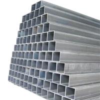 China Galvanized 40x40 mm Structural Mild Steel Square Tubing with Coated Surface and 0.8-4mm Thickness for sale