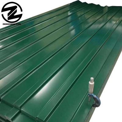 China DX53D Grade Roof Top Design Prepainted Galvanized PPGI RAL 6024 Traffic Green Color Coated Roofing Sheet for Roofing for sale