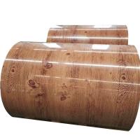 China Decoiling Hot Dipped Cold Rolled SPCC Dx51d Wooden Z100 Ral 3019 3020 9016 9002 Color Coated Gi Galvanized Coils PPGI PPGL for sale