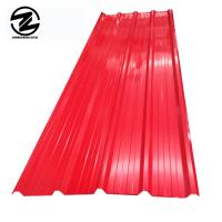 China Colour Coated Steel Red Roofing Sheets in Ral9016 Silver for Metal Galvanized Roofing Construction for sale