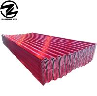 China Colour Coated Steel Red Roofing Sheets in Ral9016 Silver for Metal Galvanized Roofing Construction for sale