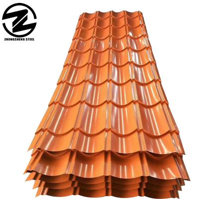 China Construction Length Customer Request Dx52D SGCC Galvalume Roofing Tiles Corrugated Prepainted Metal Plate Gray Color Roofing Sheets for sale