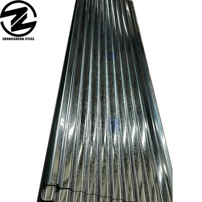 China Building Construction Material Z30g Galvanized Corrugated Steel Roofing Sheet 0.13-1.0mm Thickness with 600-1500mm Width for sale