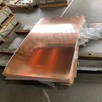 China 195MPa Ultimate Strength Non-Alloy Copper Plate for Earthing and Grounding Brass 2mm Thickness for sale