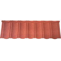 China 2.5mm Thickness Lightweight Stone Coated Metal Roof Tile with Customizable Colors and ISO9001 Certification for sale