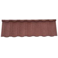 China 2.5mm Thickness Lightweight Stone Coated Metal Roof Tile with Customizable Colors and ISO9001 Certification for sale