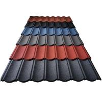 China Stone Coated Steel Roofing Tile Roman Tile with 20g-275g/m2 ZINC Coating and PVOC Certification for sale