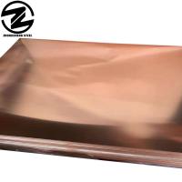 China 195 MPa Ultimate Strength Round Pure Brass Copper Plate Electrolytic Copper Cathode Plates Copper Sheet Plate C1100 Decorative for sale