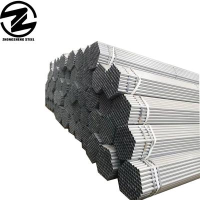 China 30-275g/m2 Zinc Coating 1.5'' OD 2mm Thickness Hot Dipped GI Galvanized Round Steel Pipe for Chemical Fertilizer System for sale