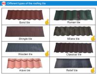 China Modern Design Style Prime Zinc Aluminum Steel Stone Chips Roofing Sheets 0.3mm 0.4mm Thickness Durable and Vibrant for sale