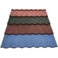 China 1340mm*420mm*0.4mm YH01 YH02 Stone Coated Roof Tile Sheets for Modern Design and Prefab House for sale