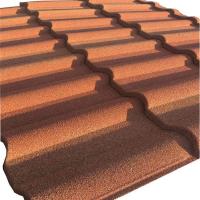 China Modern Design Style Colorful Stone Coated Metal Roofing Sheet Windproof Advantage Durable and Weather-Resistant for sale