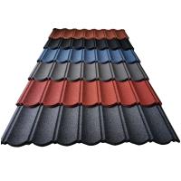 China Modern Design Style Colorful Stone Coated Metal Roofing Sheet Windproof Advantage Durable and Weather-Resistant for sale