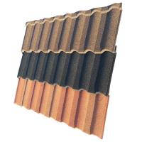 China Multi-Colored Stone Coated Steel Roof Tiles Durable and Aesthetically Pleasing Shingle for Weather-Resistant Roofing for sale