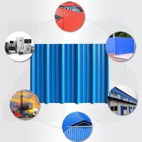 China Customized Mid Hard RAL 9047 Color Coated Corrugated Roofing Metal Sheet for Building for sale