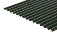 China Customized Mid Hard RAL 9047 Color Coated Corrugated Roofing Metal Sheet for Building for sale