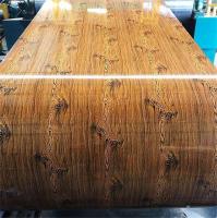 China Manufacture Punching Processing Service Wood Grain PPGI Color Coated Prepainted Galvanized Steel Coil for Metal Roofing Sheet for sale