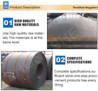 China Q235 A36 SS400 Carbon Mild Steel Checkered Sheet Floor Plate with Hot Rolled Technique and Bending Processing Service for sale