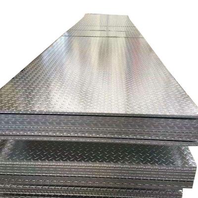 China Galvanized Surface Treatment A36 Checkered Carbon Steel Plate 1500mm Width and 2-8mm Thickness for Metal Roofing for sale