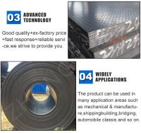 China strength Steel Plate A36 Hot Rolled Steel Checkered Coils with 2.5mm 3.5mm 4.5mm Thickness for sale