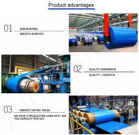 China Top- Blue Color Coated Prepainted Galvanized PPGI Steel Coil for Container Manufacturing for sale