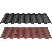 China Customized Building Materials Color Stone Coated Metal Roofing Tiles Grey Color Fireproof Advantage for sale