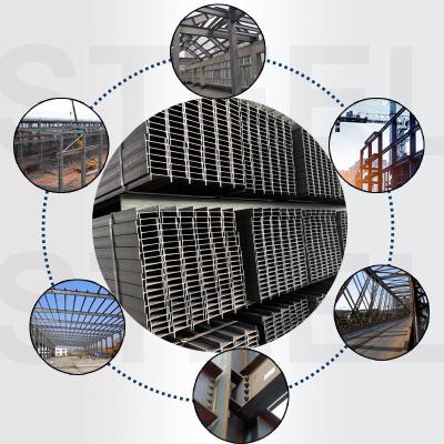 China Non-Alloy H-Channel Steel Structure ASTM Q355 Ss400 ASTM A36 A572 Carbon Steel H Beam for Structural Engineering Bridge for sale