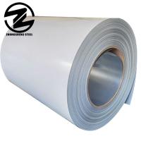 China PPGI Coil 0.38mm 0.46mm Prepainted Galvanized Coil PPGI RAL9003 Coated Steel Coil Width 600-1500MM for sale