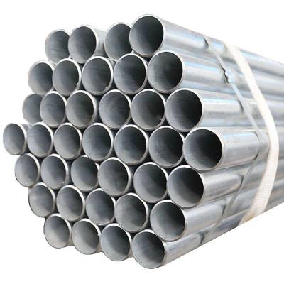 China Galvanized Round Pipe for Greenhouse Construction Materials 25mm Diameter and 0.6mm Thickness Carbon Steel Grade for sale