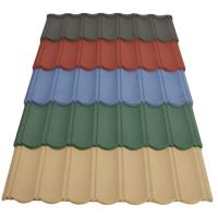 China Sample Avaliable Chinese Roof Tiles Stone Coated Steel Roofing Tile-Roman Tile for sale
