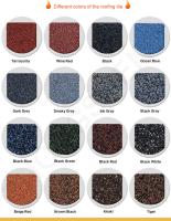 China 2.7kg/pcs Nutural Style Colorful Stone Coated Steel Shingles Roofing Sheet for Villa Building Material for sale