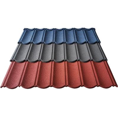 China 150 Milano Roof Tile in Modern Design Black Color Stone Coated for Roofing Material for sale