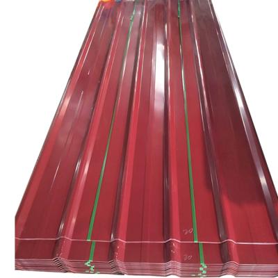 China Building Material Gi PPGI Galvanized Prepainted Color Coated Corrugated Glazed Trapezoidal Steel Roofing/Roof Tile Sheet for sale